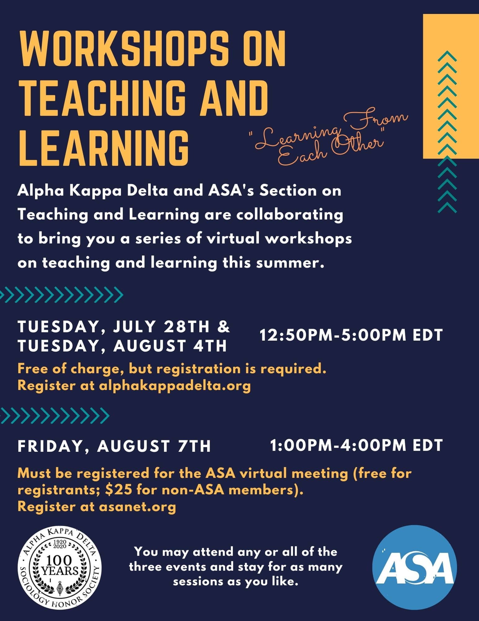 T&L Workshop Summer 20 - Alpha Kappa Delta